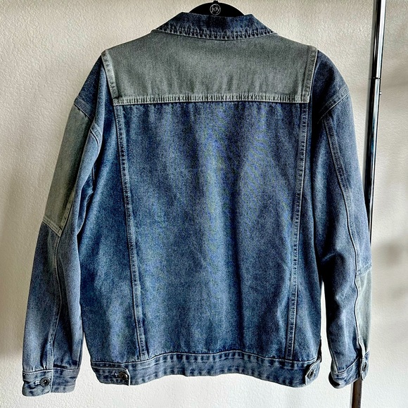 ASOS | Jackets & Coats | Mens Oversized Patchdenim Jacket | Poshmark